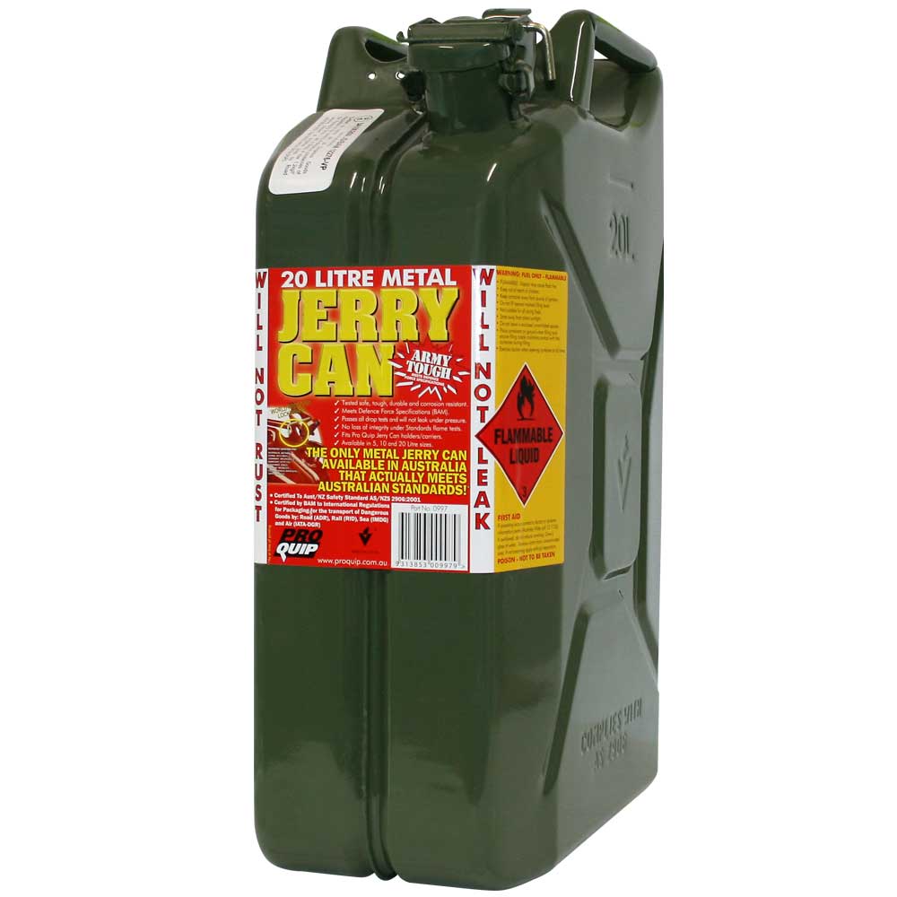 Traditional Style Metal Jerry Fuel Can Pro Quip